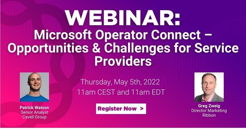 Webinar Replay: Microsoft Operator Connect – Opportunities & Challenges for Service Providers